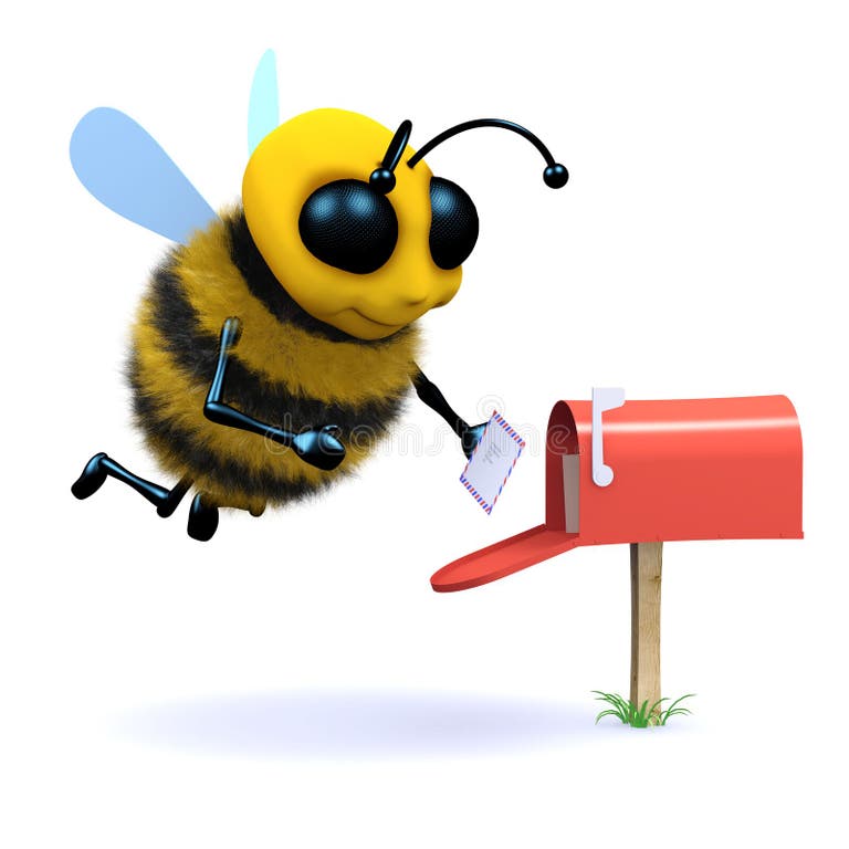 Mail Bee Stock Illustrations – 100 Mail Bee Stock Illustrations ...