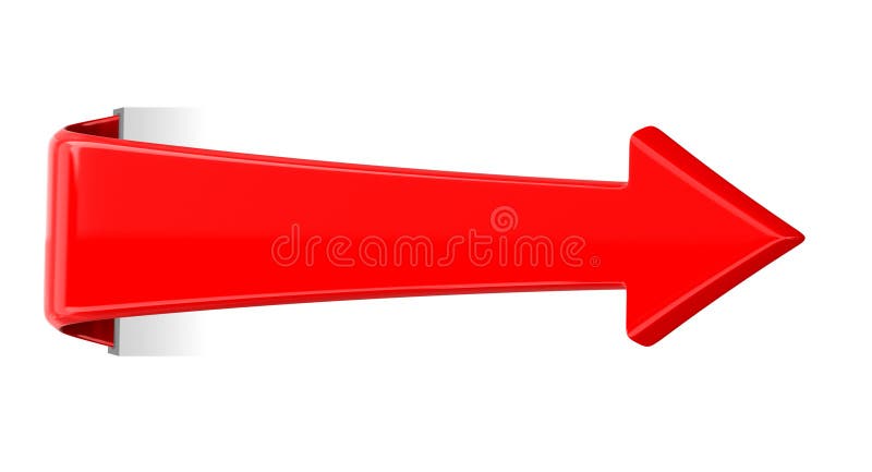 3d beeld van pijl stock illustratie. Illustration of vorm - 88408967