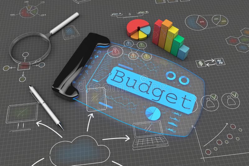 Het Concept Van De Begroting Stock Illustratie - Illustration of ...