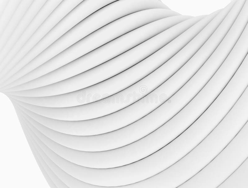 3d Bend Shape Abstract Background Stock Illustration - Illustration of ...