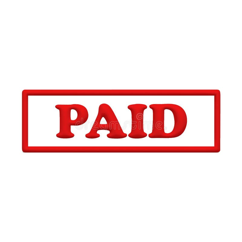 Betalad st?mpel vektor illustrationer. Illustration av emblem - 148428912