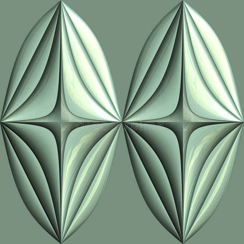 3D Beveled Generative Glossy Pattern Tile Stock Illustration ...