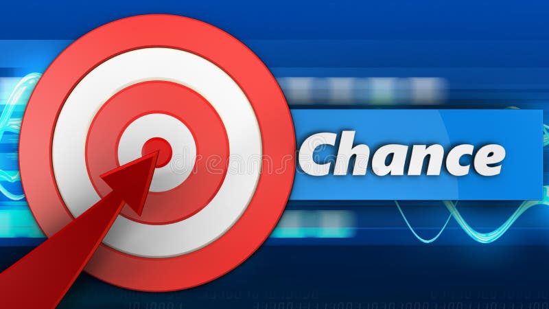 Chance sign concept. stock illustration. Illustration of graphic - 80451963