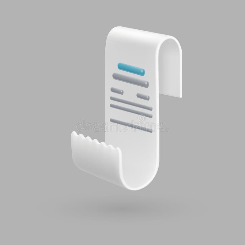 3d Bill or Statement, To Do List Stock Vector - Illustration of ...