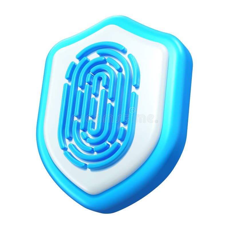 Fingerprint Recognition. Biometric Scanning System for Finger, Fingerprint Id Technology Stock ...