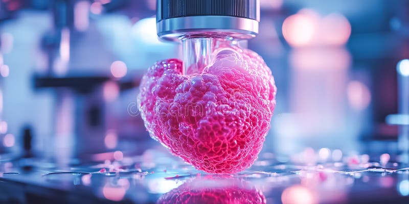3D Bioprinter Constructs Heart-shaped Tissue with Colorful, Organic ...