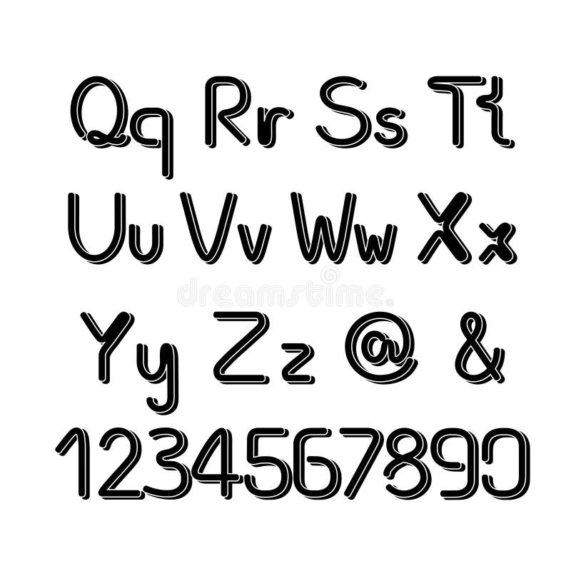 Big Small Letters Alphabet Stock Illustrations – 519 Big Small Letters ...