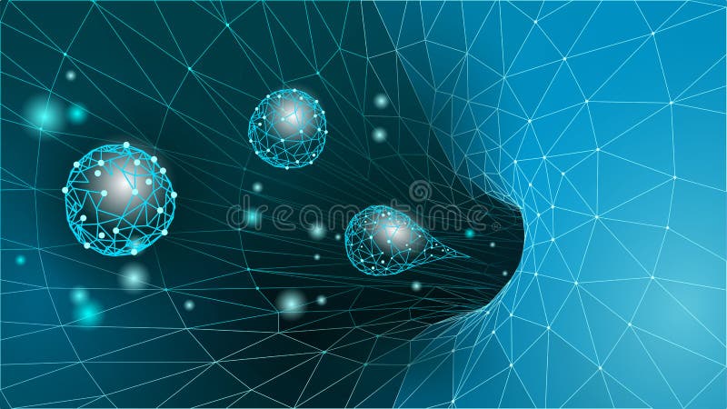 3D Black Hole Render. Physics Sci-fi Gravity Particles Universe Black ...