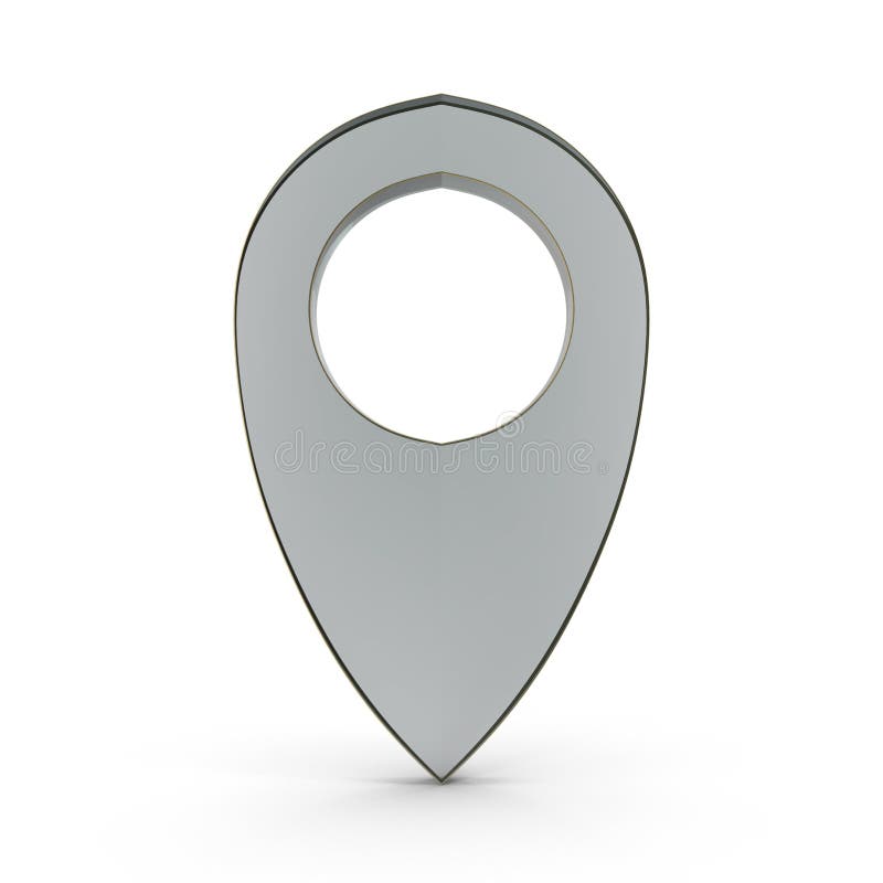 3D Black Map Pointer, Location Map Icon Stock Illustration ... 3D Black Map Pointer, Location Map Icon Stock Illustration ...