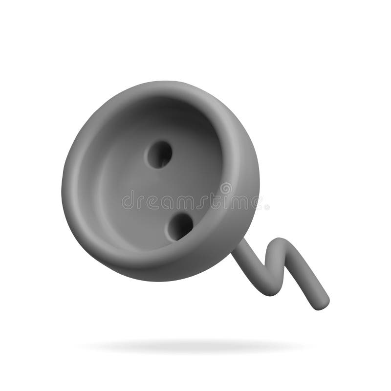 3d Black Socket for Plug Isolated Stock Vector - Illustration of ...
