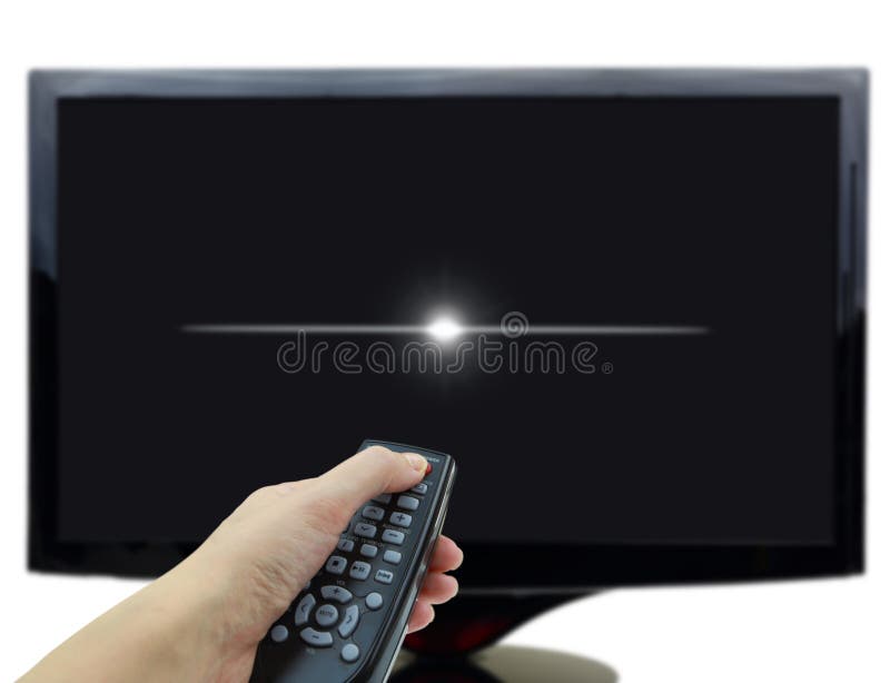 3D black tv display stock image. Image of media, stop - 36681345