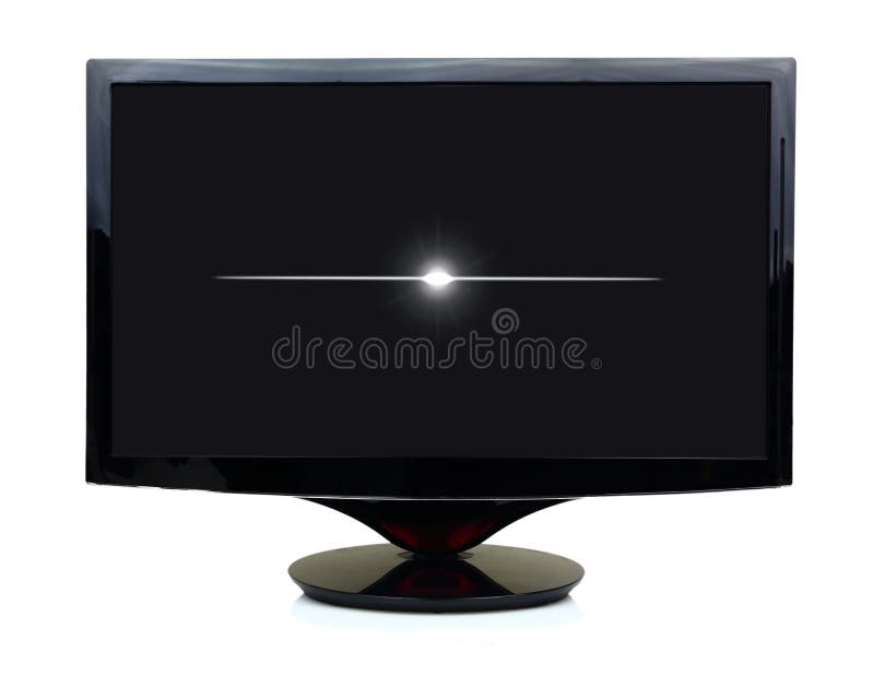 3D black tv display stock image. Image of media, stop - 36681345