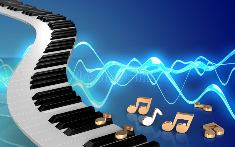 3d blank notes stock illustration. Illustration of sound - 98583222