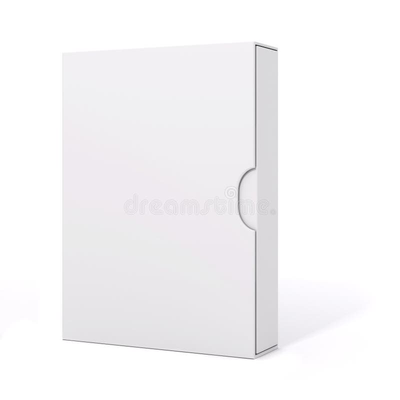 3d Blank Product Package Box Stock Illustration - Illustration of blank ...