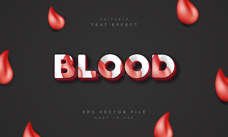 3d Blood Text Effect Stock Illustrations – 151 3d Blood Text Effect ...