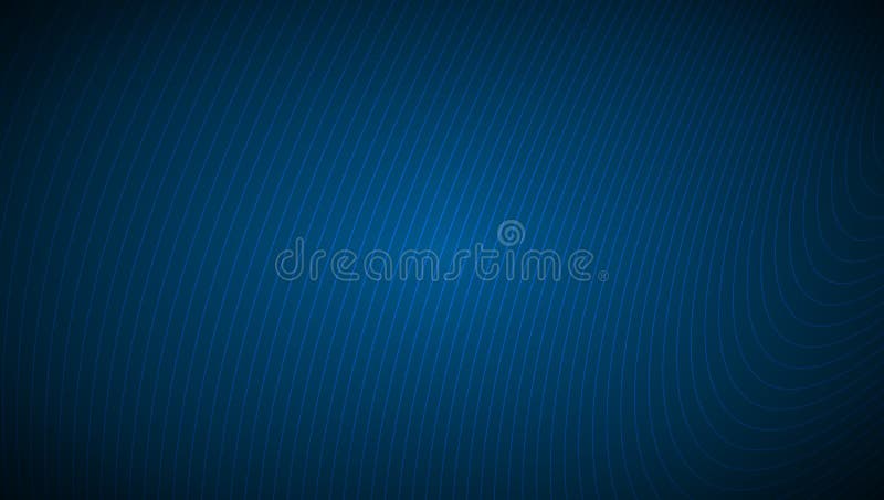 2D Blue Abstract Background with Circular Lines Stock Vector ...