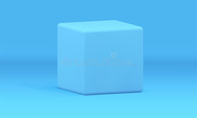 Blue 3d Stage Pedestal Display Advertising Arena Basic Foundation ...