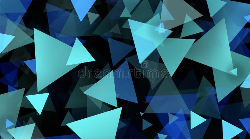 3d Blue Green Triangle Animated Background Stock Illustration ...