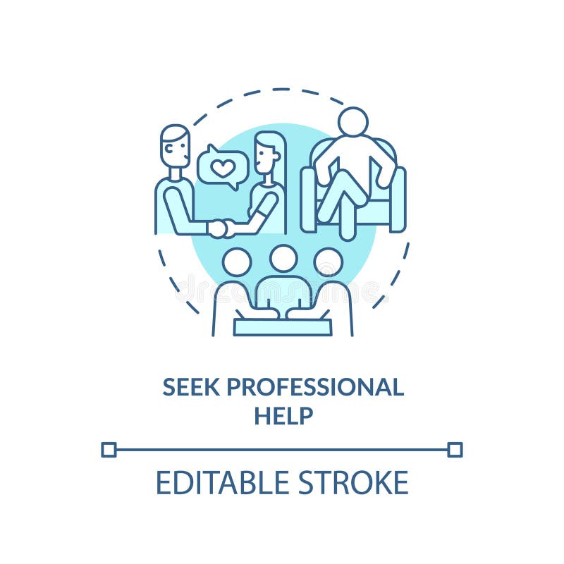 Use Professional Help Concept Icon Stock Vector - Illustration of help ...