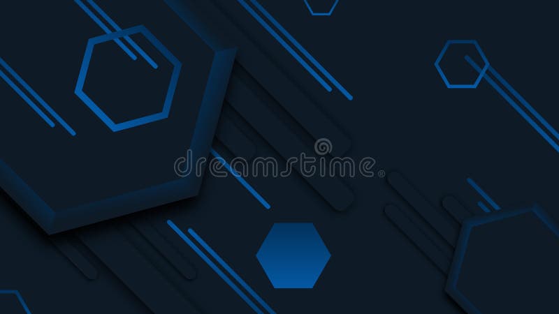 3d Blue Tech Layout, Digital Futuristic Motion Background Stock Vector ...