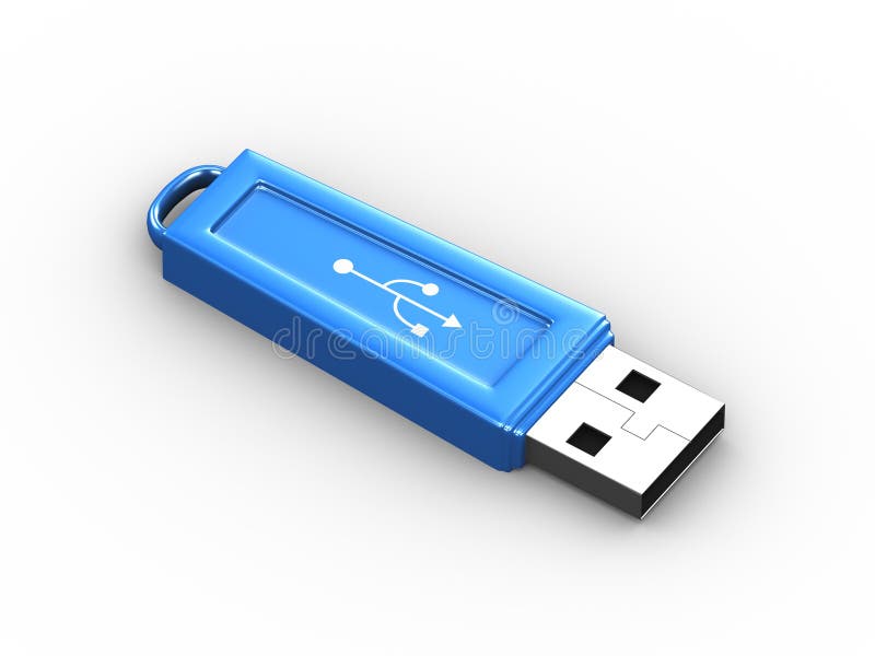 3d man and usb flash drive stock illustration. Illustration of pocket ...