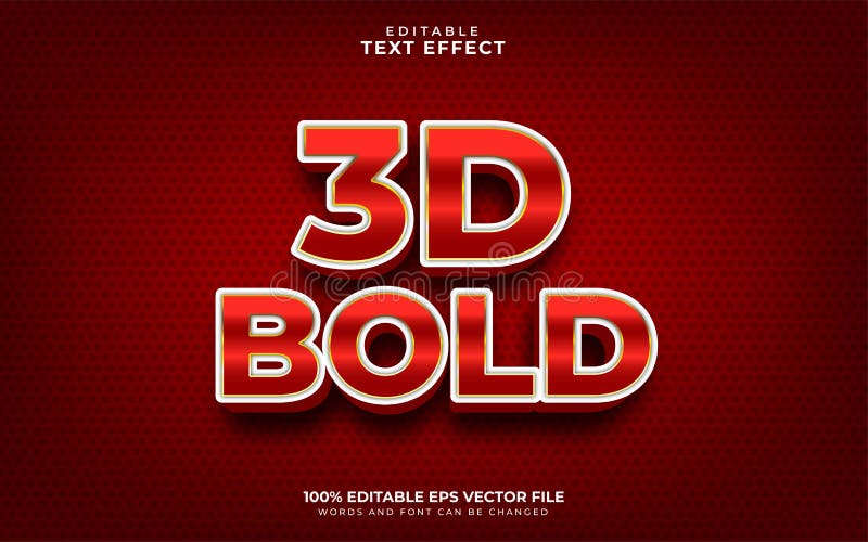 Bold 3d Editable Font Stock Illustrations – 4,490 Bold 3d Editable Font ...