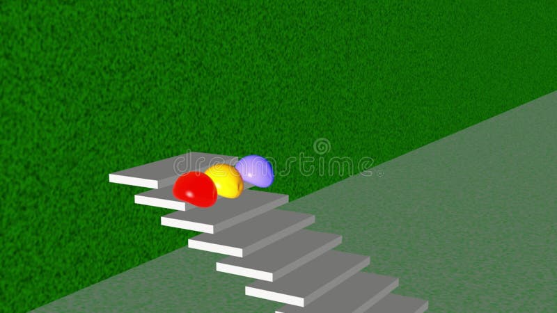 Three Kids Having Fun with a Bouncing Ball Stock Vector - Illustration ...