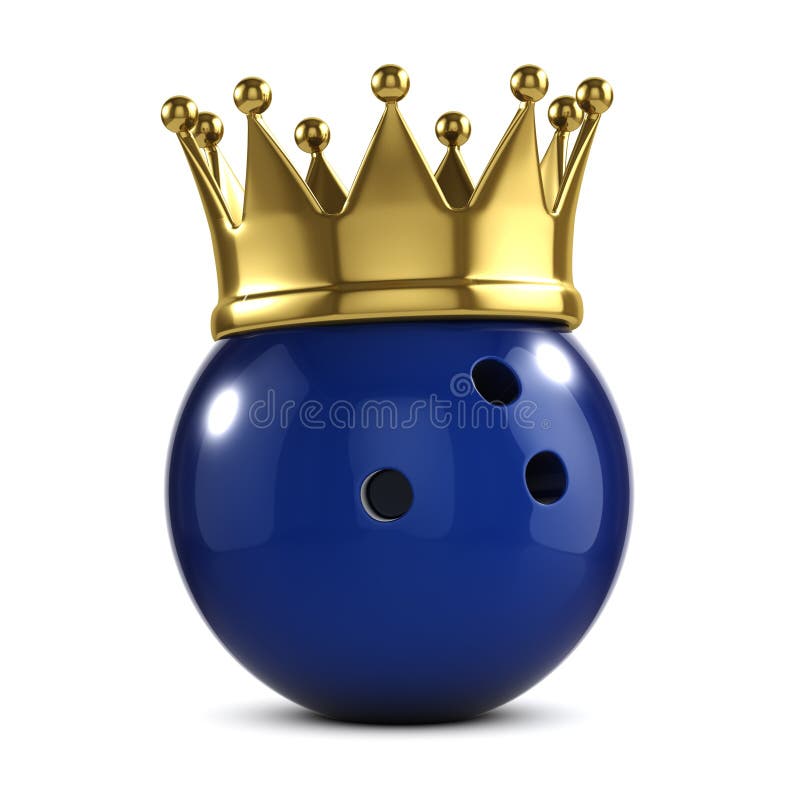 3d Bowling champion stock illustration. Illustration of champion - 40897702