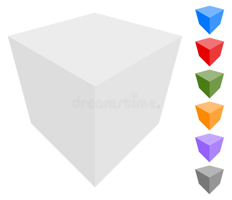 3D Box. Cargo, Shipping, Logistic Theme Icon, Vector Stock Vector ...