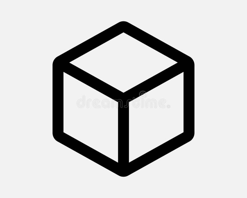 Cube Outline Stock Illustrations – 34,448 Cube Outline Stock ...