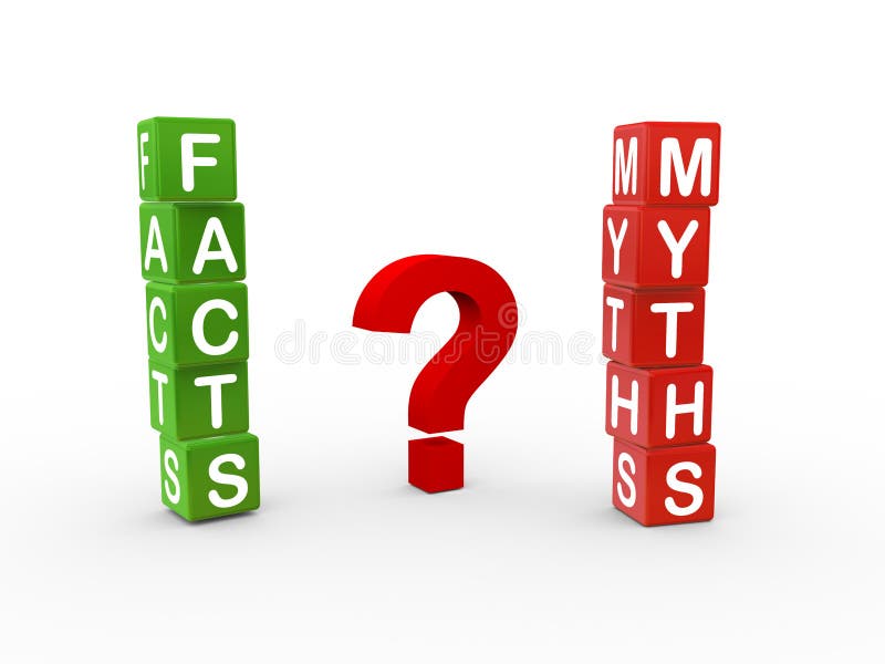 3d boxes of fake and real stock illustration. Illustration of correct ...