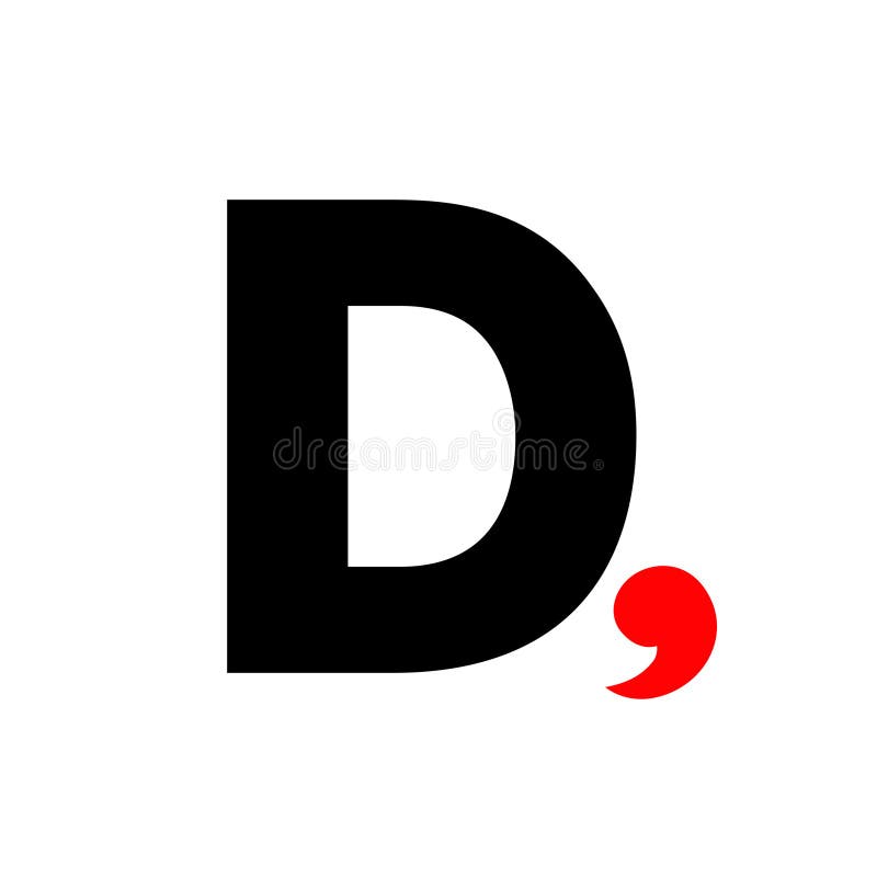 D Brand Name Vector Monogram Stock Vector - Illustration of modern ...