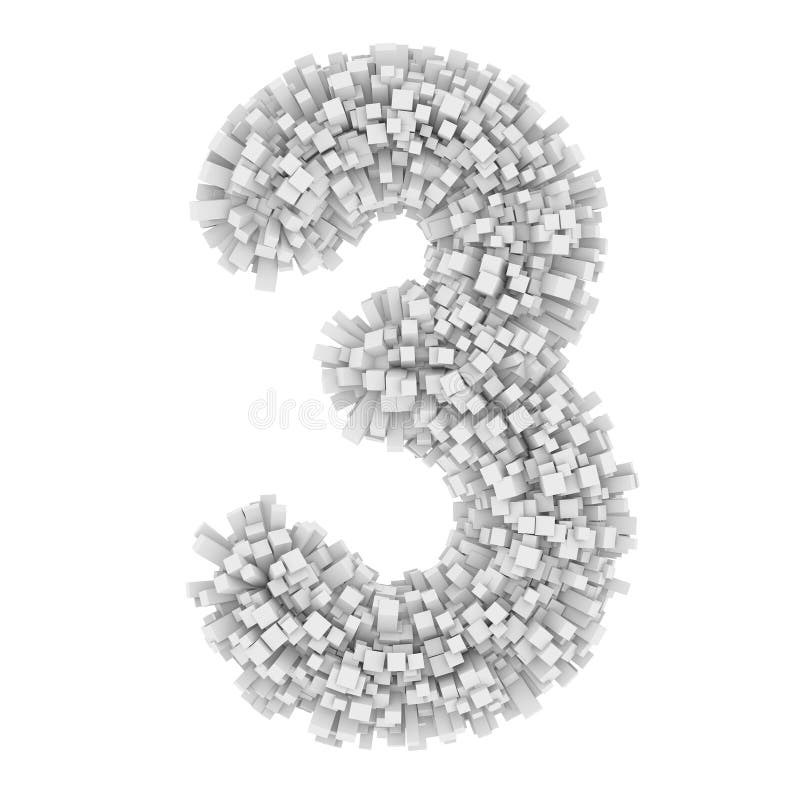 Decorative Number 3 Stock Illustrations – 1,752 Decorative Number 3 ...