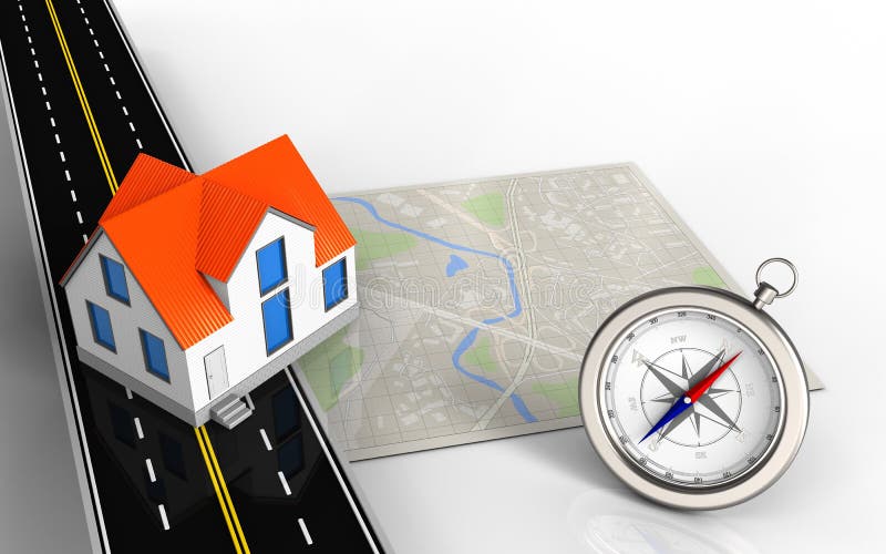 3d bright map stock illustration. Illustration of family - 98922587