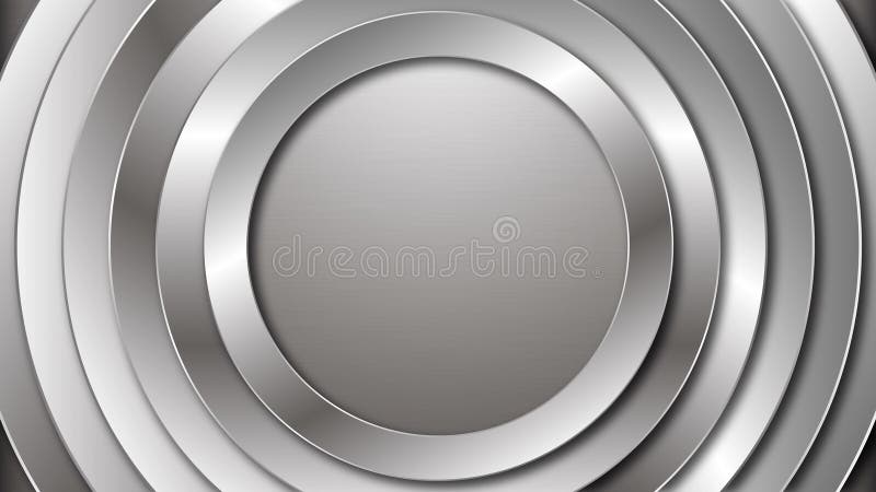 3d Brushed Metal Circles Background Motion Graphics Seamless Loop with ...