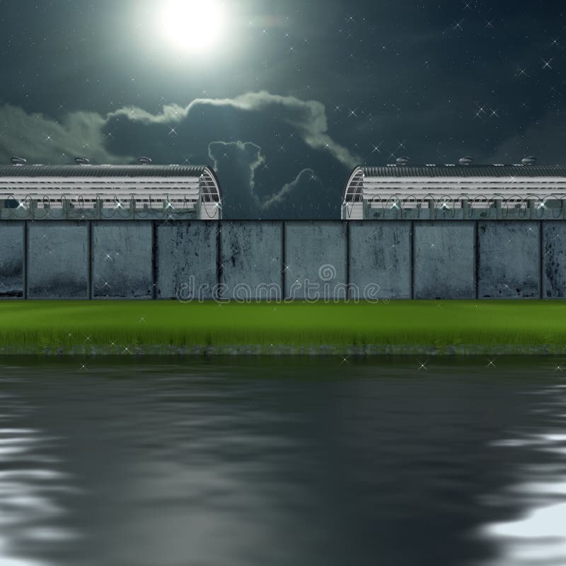 3d building. stock illustration. Illustration of field - 41367154