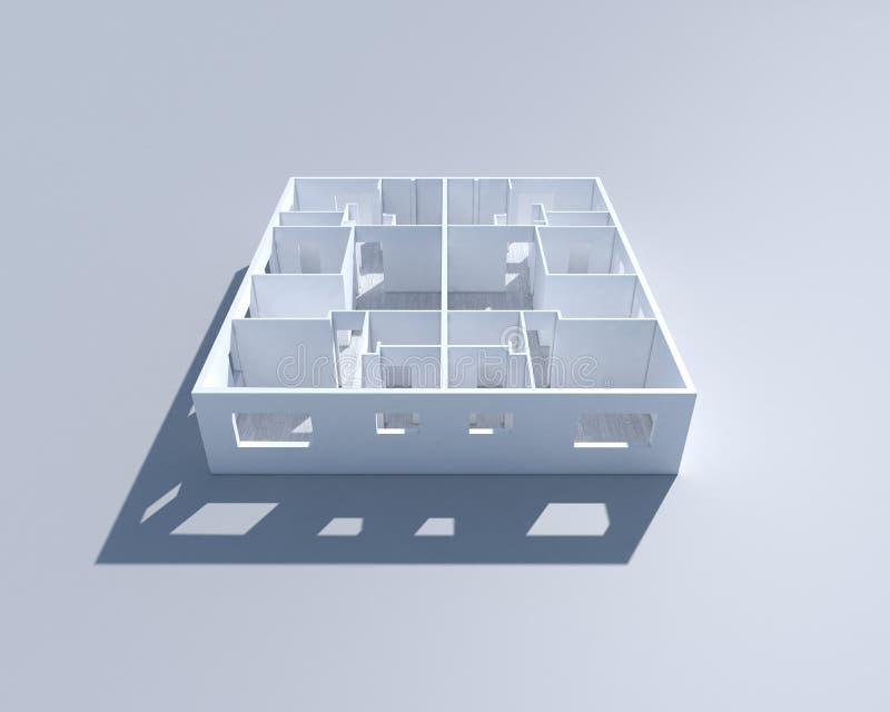 3d building stock illustration. Illustration of angle - 73656541