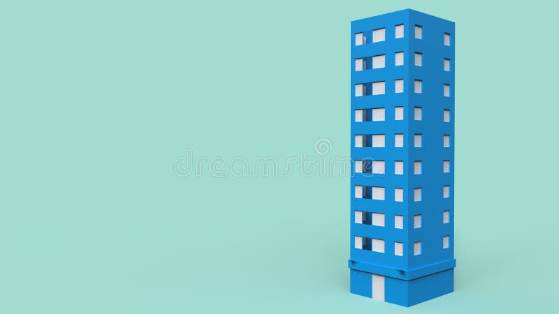 3d building render. stock image. Image of downtown, frame - 115744987