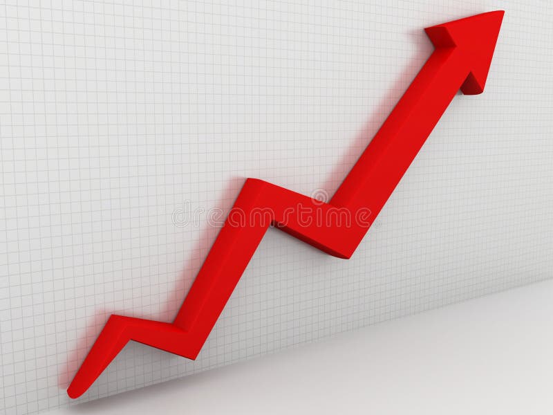 Revenue cost graph stock illustration. Illustration of income - 23308421