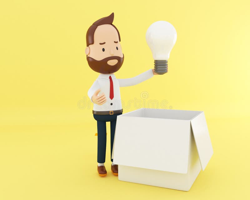 3d Bulb Concept Light People Thinking White Stock Illustrations – 239 ...
