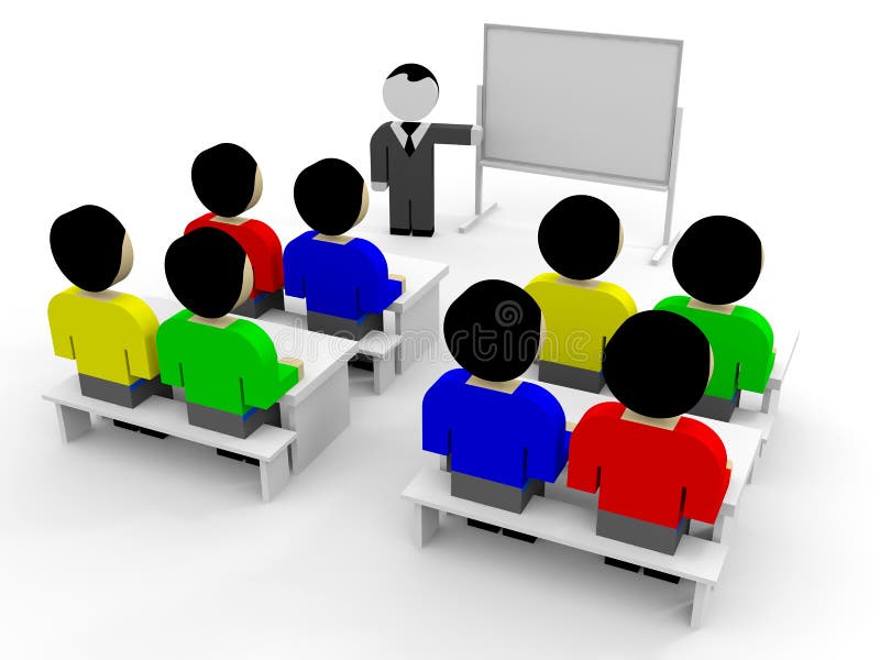 3D business people. stock illustration. Illustration of discussion ...