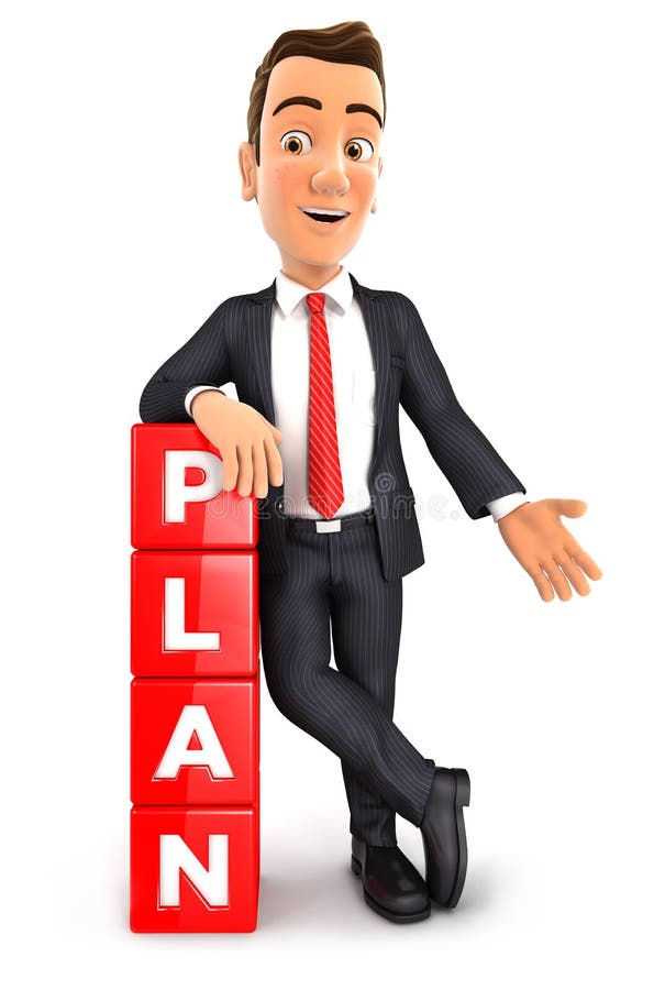 Man Plan Word Presentation Stock Illustrations – 621 Man Plan Word ...