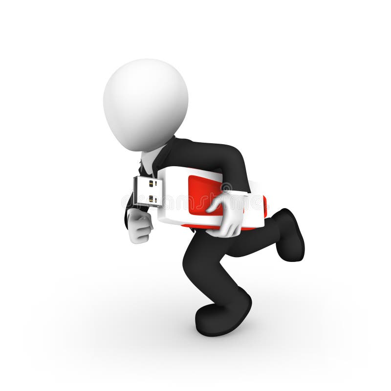 3d Small People Flash Drive Stock Illustrations – 8 3d Small People ...