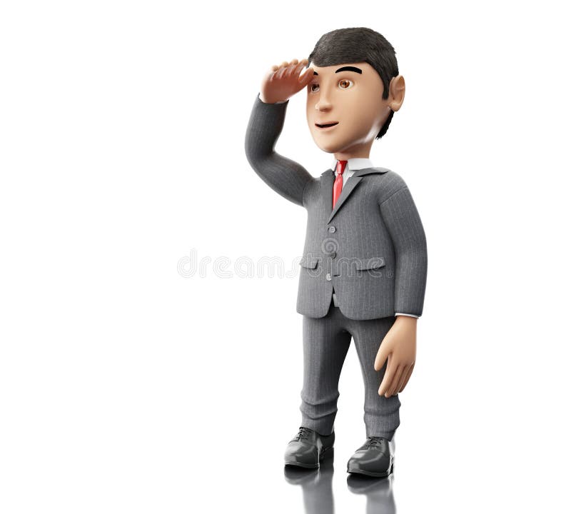 3d Man Standing Looking Forward Stock Illustrations – 98 3d Man ...