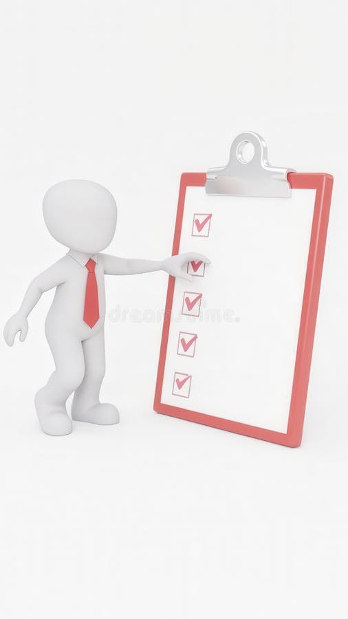 Businessman Checking Items on Checklist for Business Planning and ...