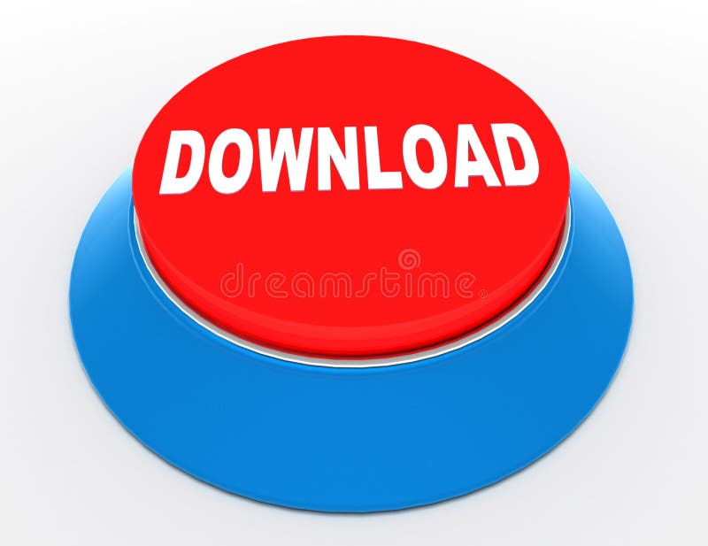 3D Button Icon Concept . 3d Rendered Illustration Stock Illustration ...