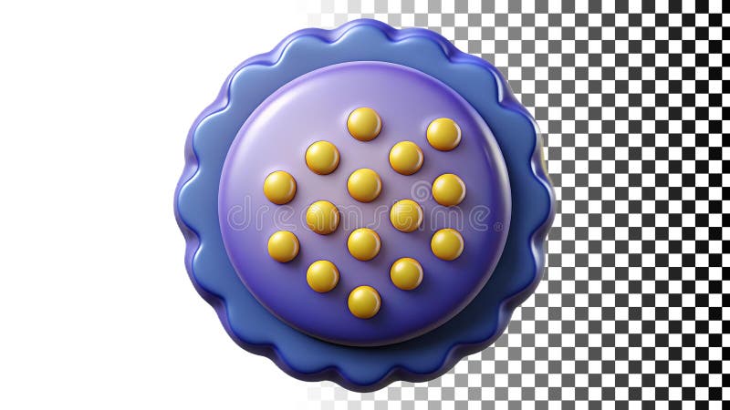 3D Button Icon Round UI Element Interface Graphic Design Png ...