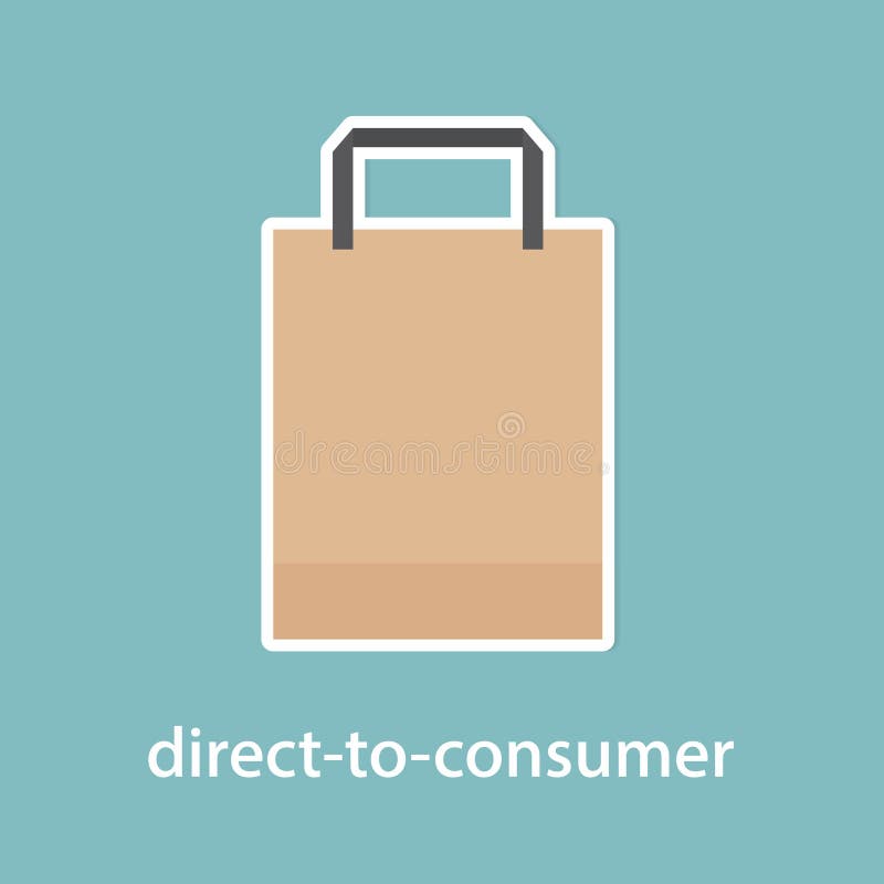 D2C Direct-to-consumer Concept Stock Vector - Illustration of ...