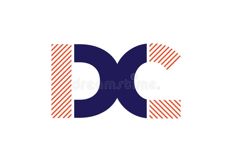 D C Initial Letter Logo Design Vector Template, Graphic Alphabet Symbol ...