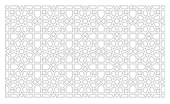2D CAD Drawing of Islamic Geometric Pattern. Islamic Patterns Use ...